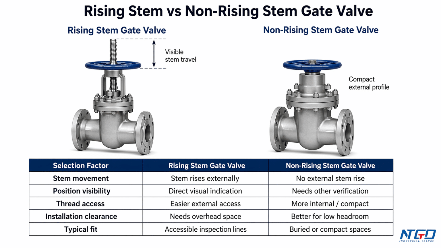Rising Stem Gate Valve: Working Principle, Benefits & Selection Guide ...