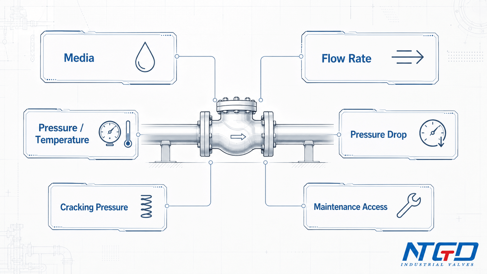Check Valve Selection Guide: Criteria, Chart & Fit