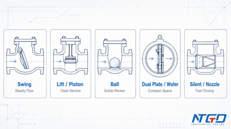 Check Valve Selection Guide: Criteria, Chart & Fit